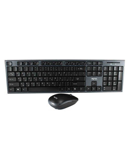 TSCO TKM 7020W Keyboard With Mouse With Persian Letters • فروشگاه کاوه